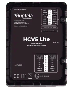 Ruptela HCV5 Lite - CAN Device | Integrated with Uffizio
